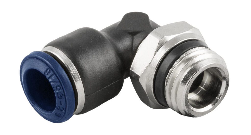 Quick Fit Orienting Elbow Male Adapter 3/8″ UNIVERSAL SHORT